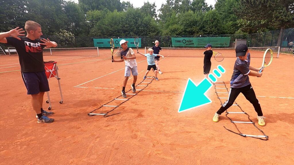 30 Tennis Drills With The Agility Ladder